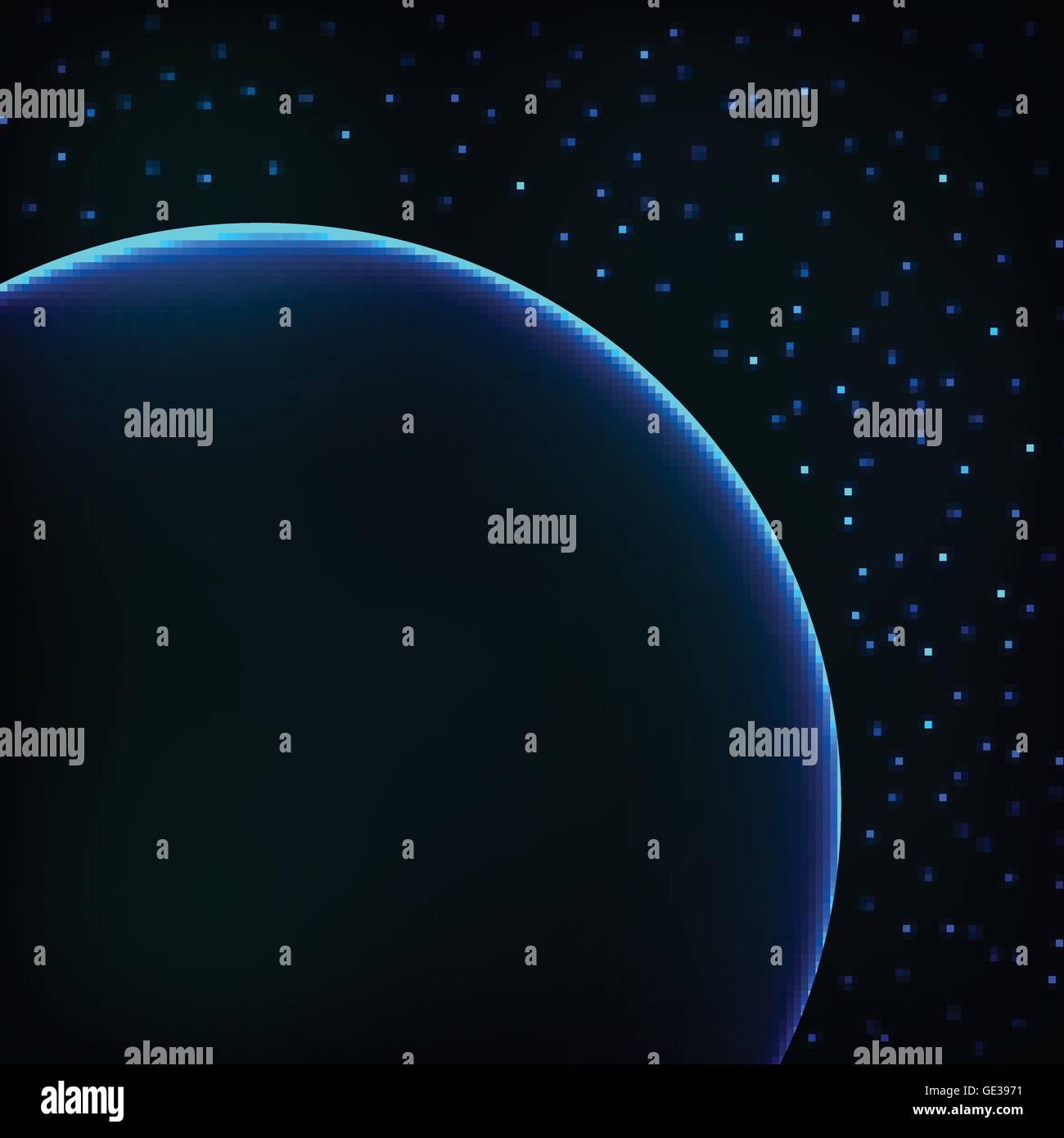 Space background planet vector concept abstract template for poster ...