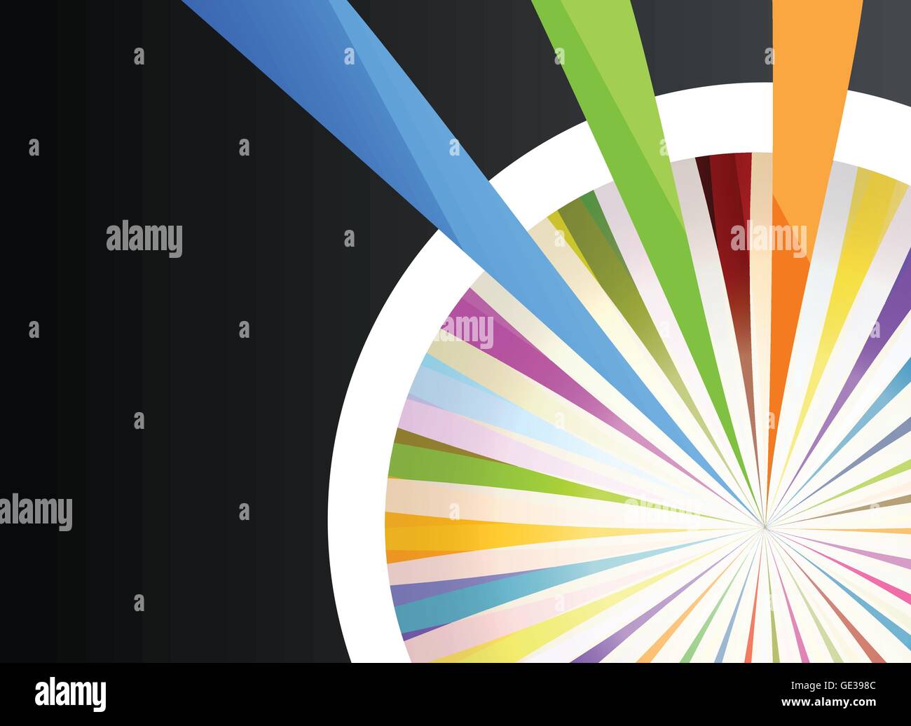 Colorful burst background vector for poster Stock Vector Image & Art ...