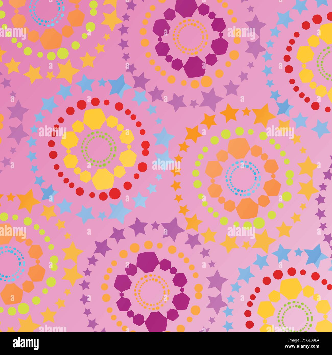 Colorful retro vector background for poster Stock Vector Image & Art ...