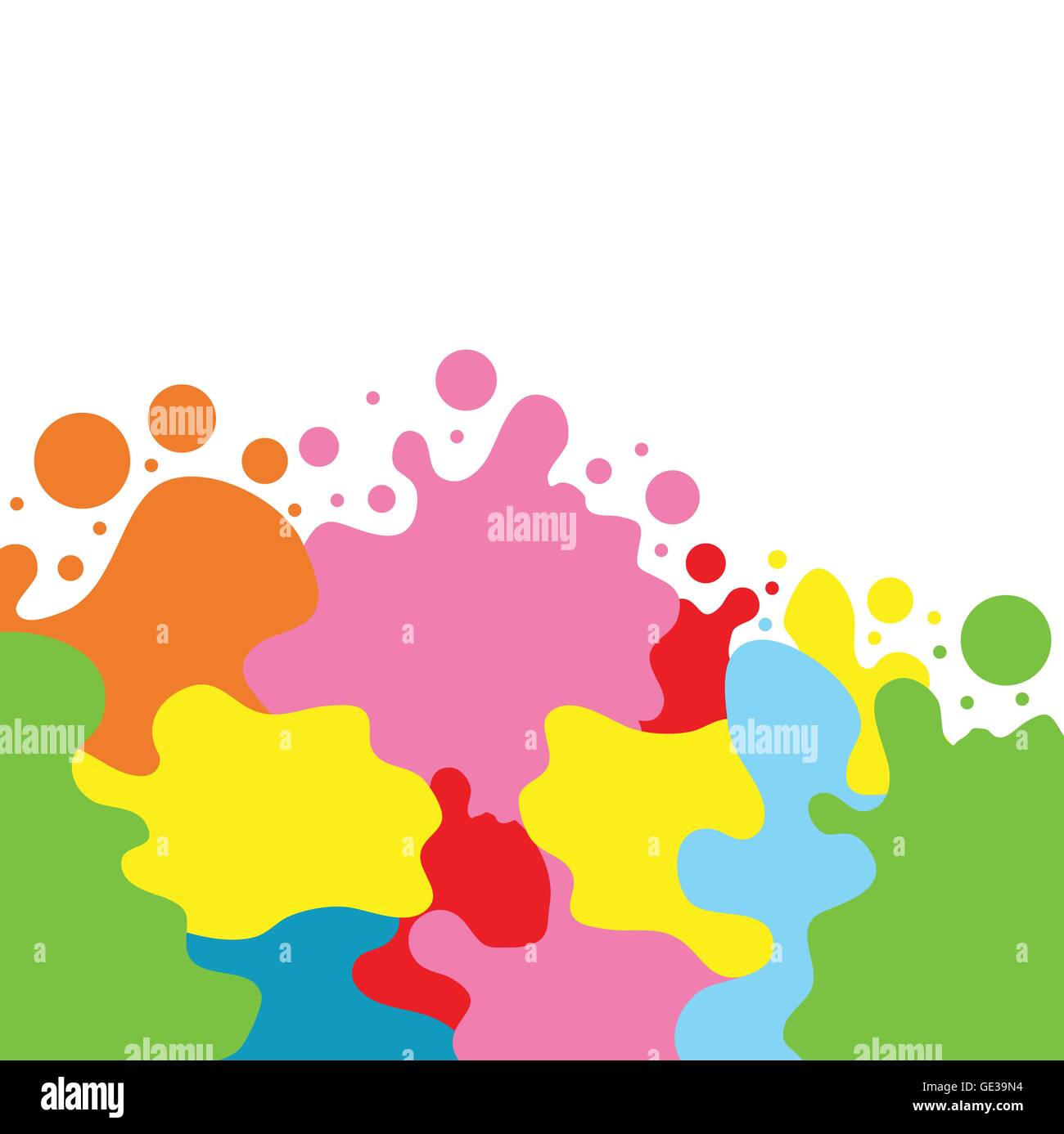 Color splashes vector background Stock Vector Image & Art - Alamy