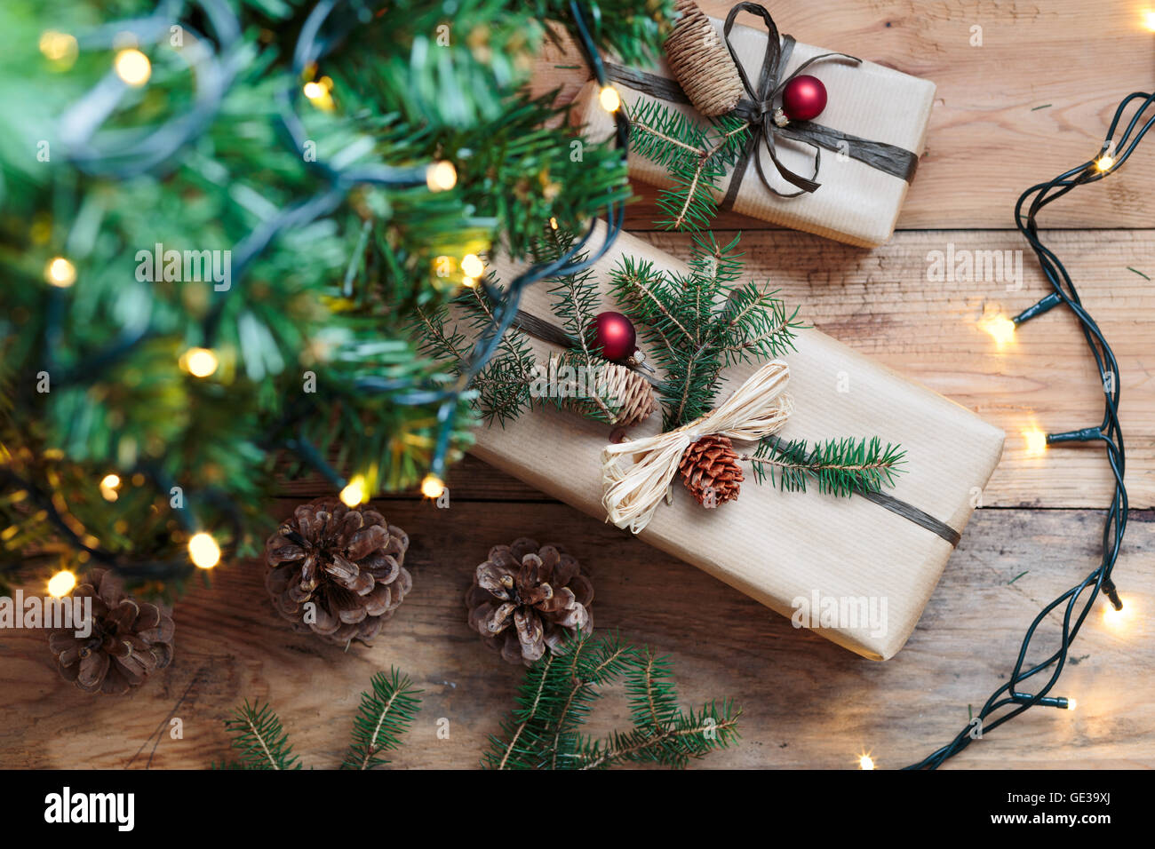Presents under the tree hi-res stock photography and images - Alamy