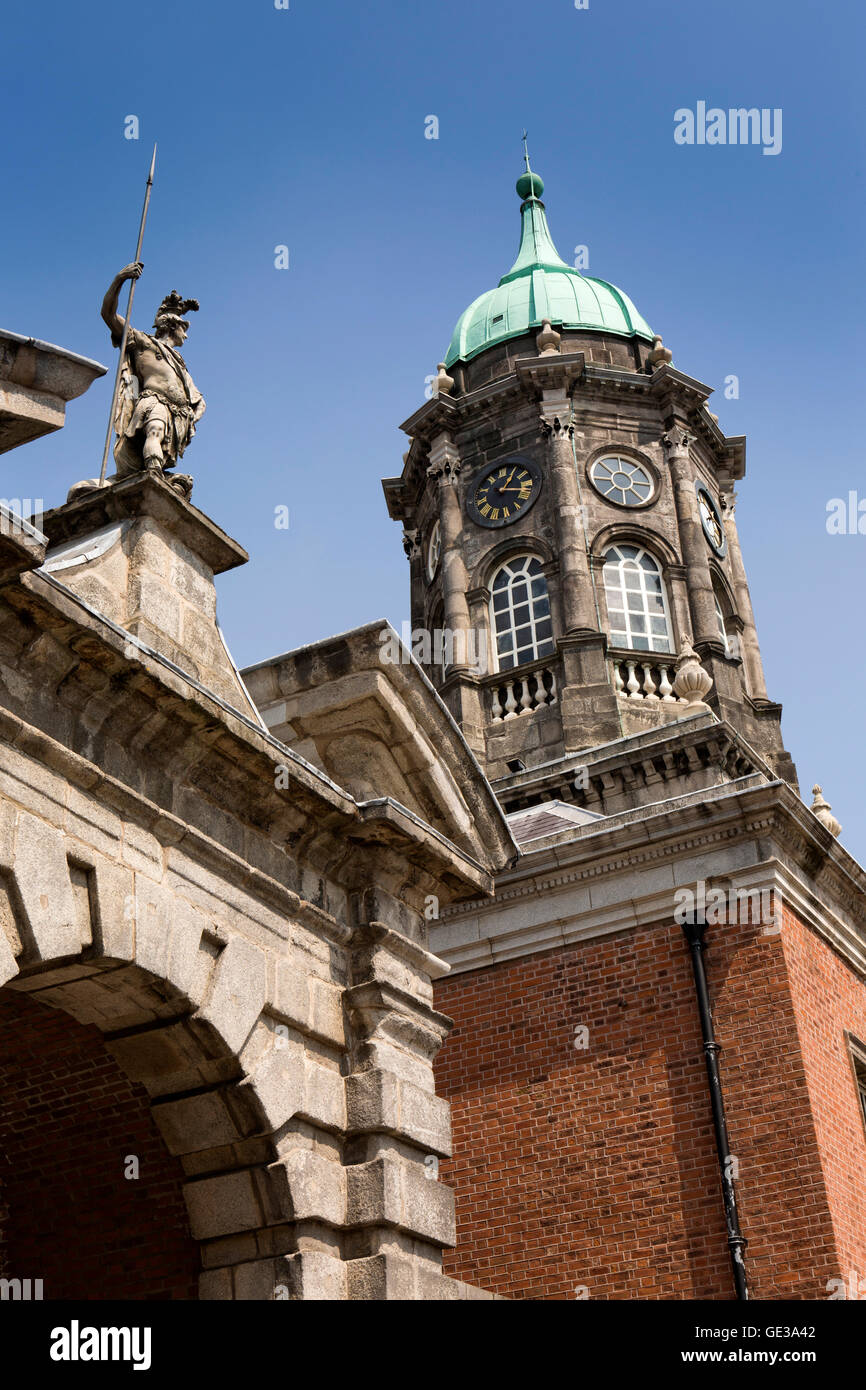 Ireland, Dublin, Dublin Castle, Upper Courtyard, 1750 Gate of Fortitude ...