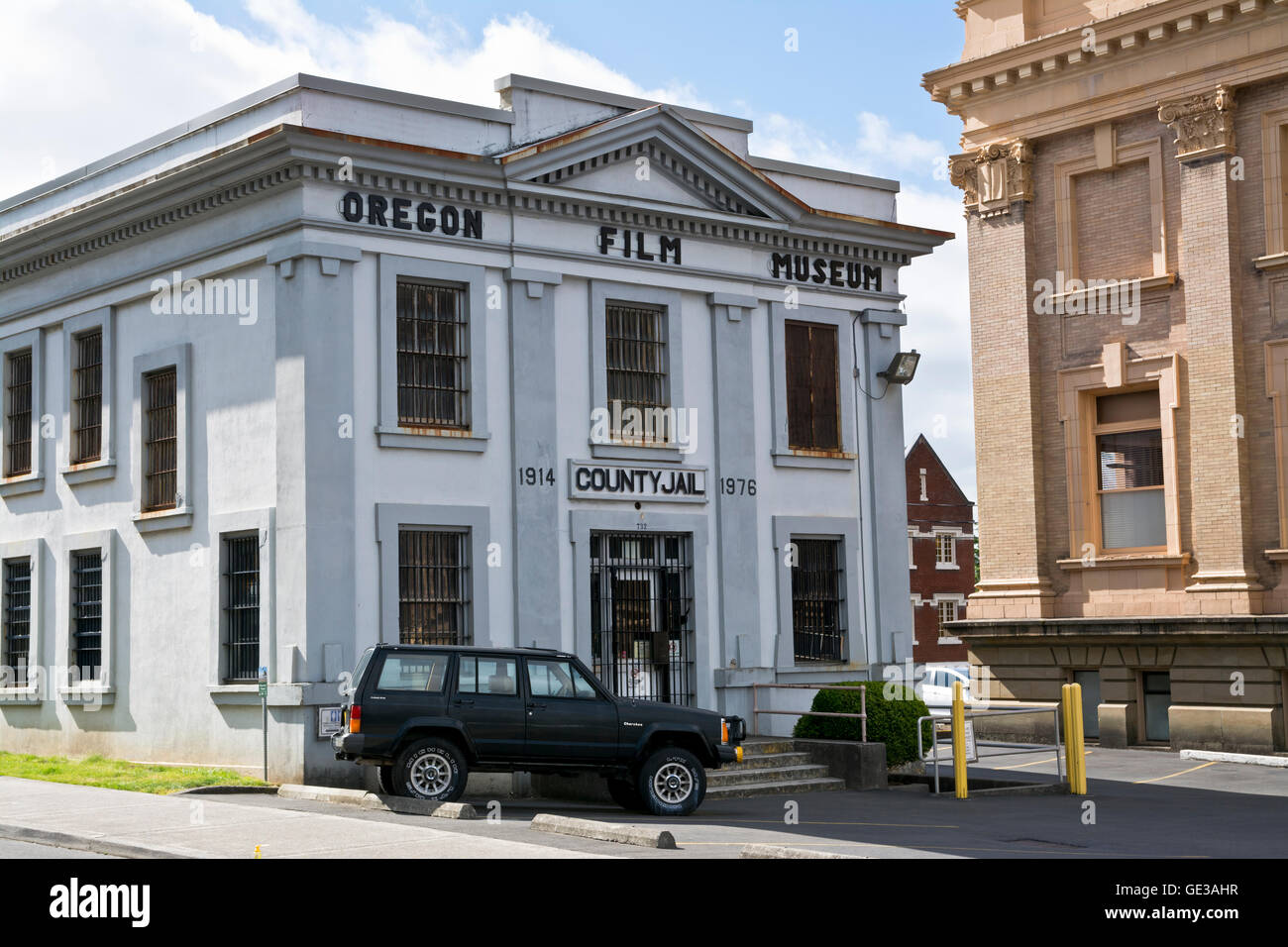 The Oregon Film Museum, formerly the County Jail, in Astoria, Oregon ...
