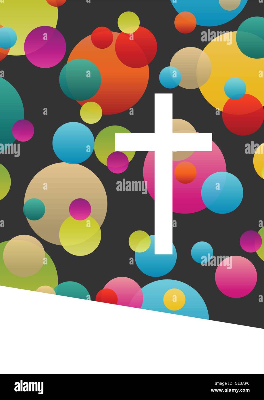 Christianity religion cross concept abstract background vector ...