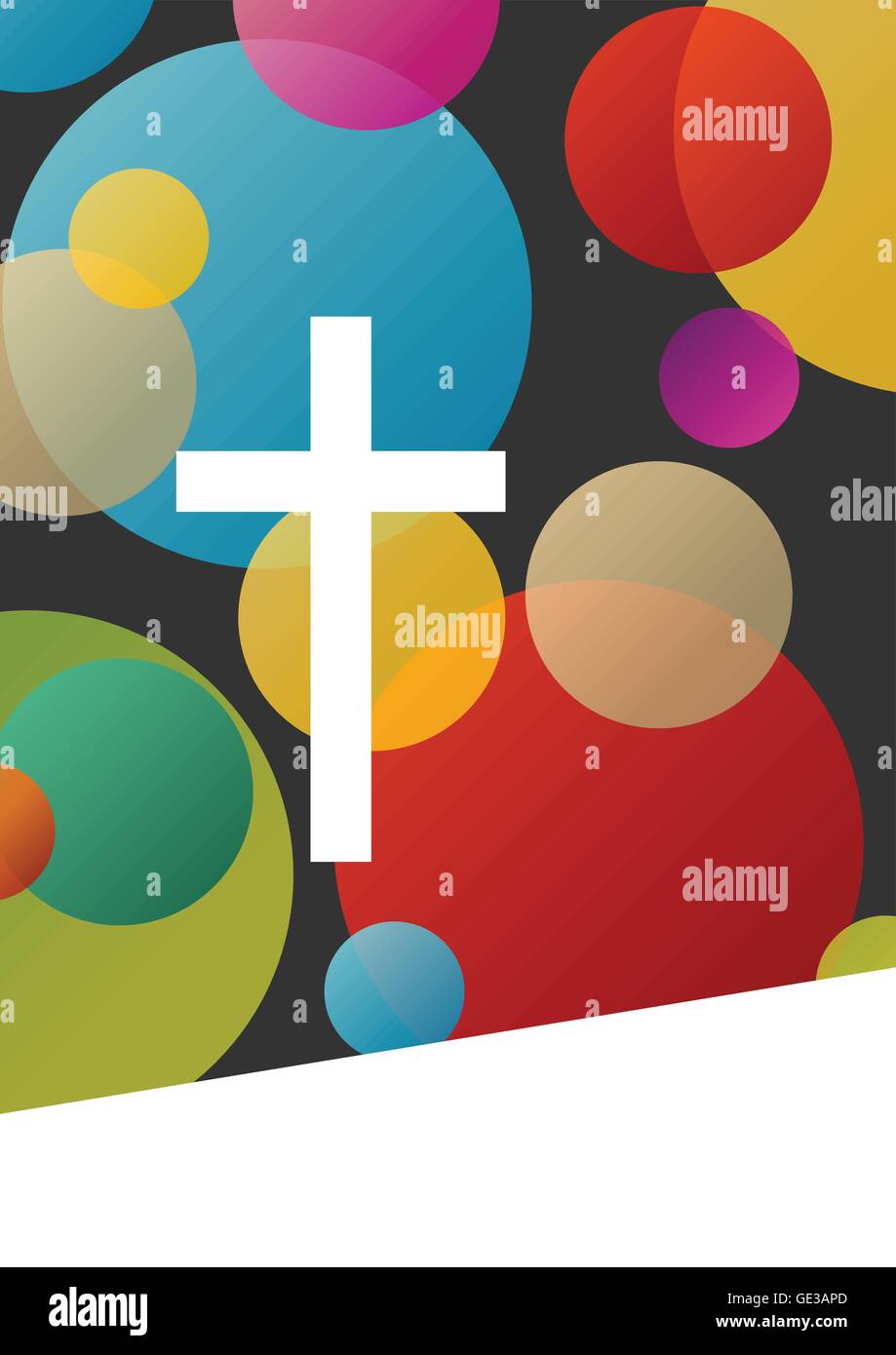 Christianity religion cross concept abstract background vector ...