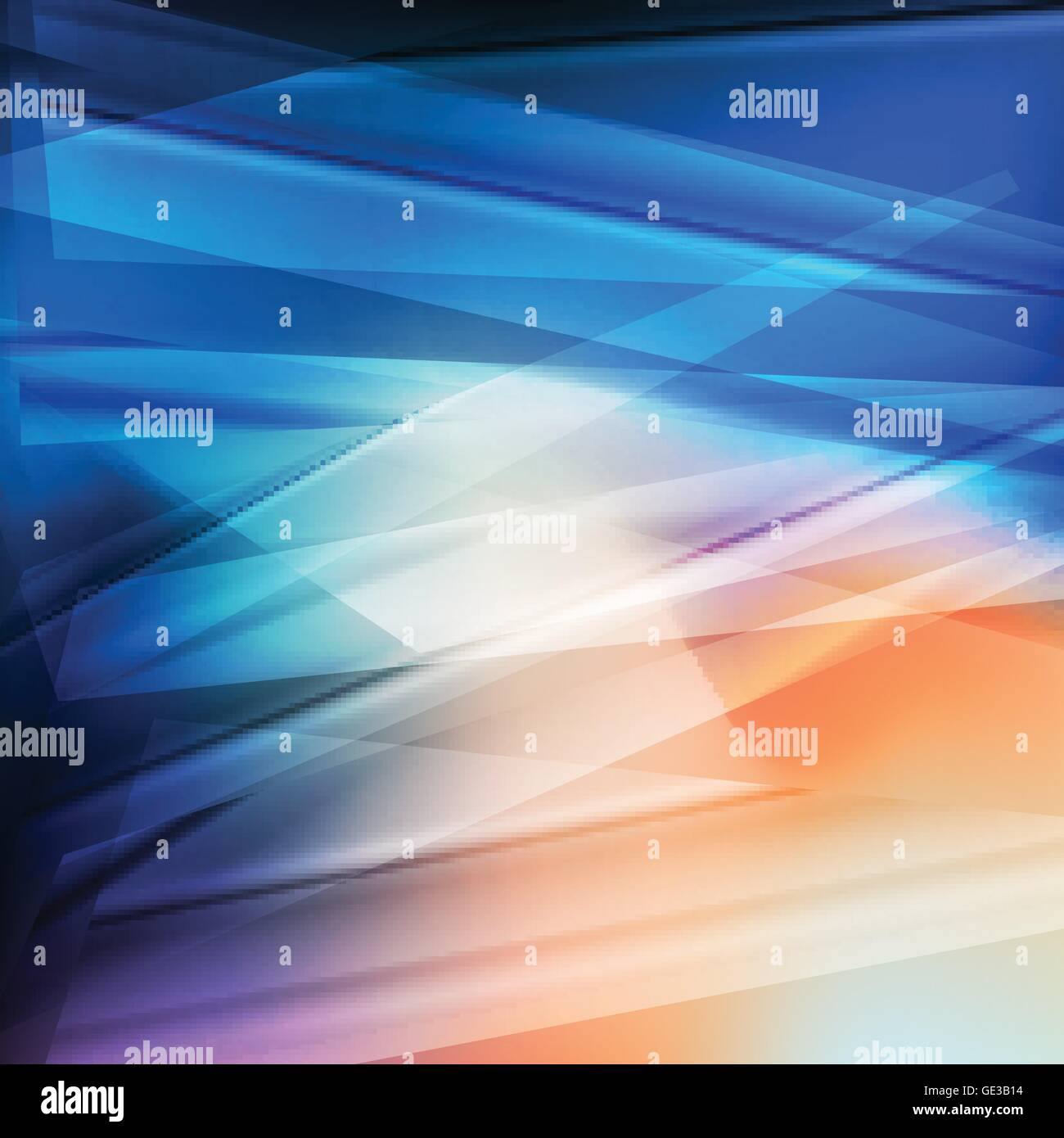 Abstract blue vector background template for poster Stock Vector Image ...