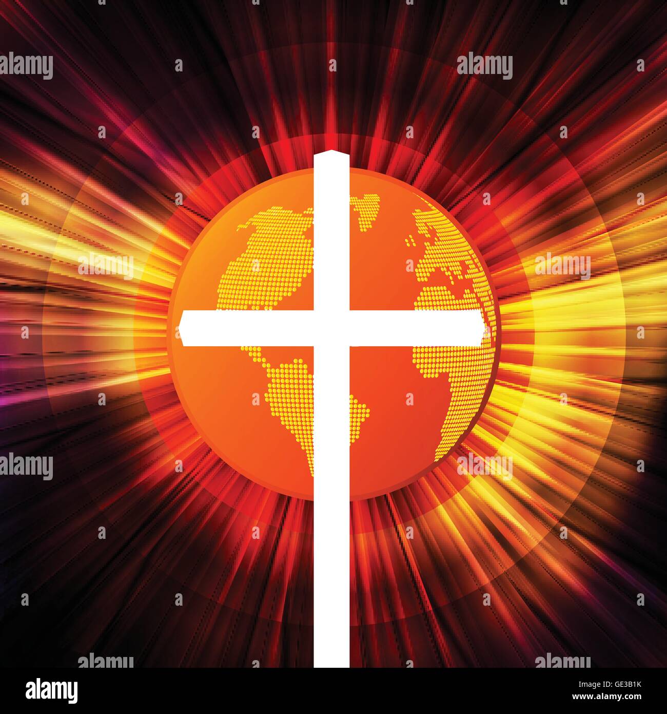 Cross vector abstract background concept template for poster Stock ...