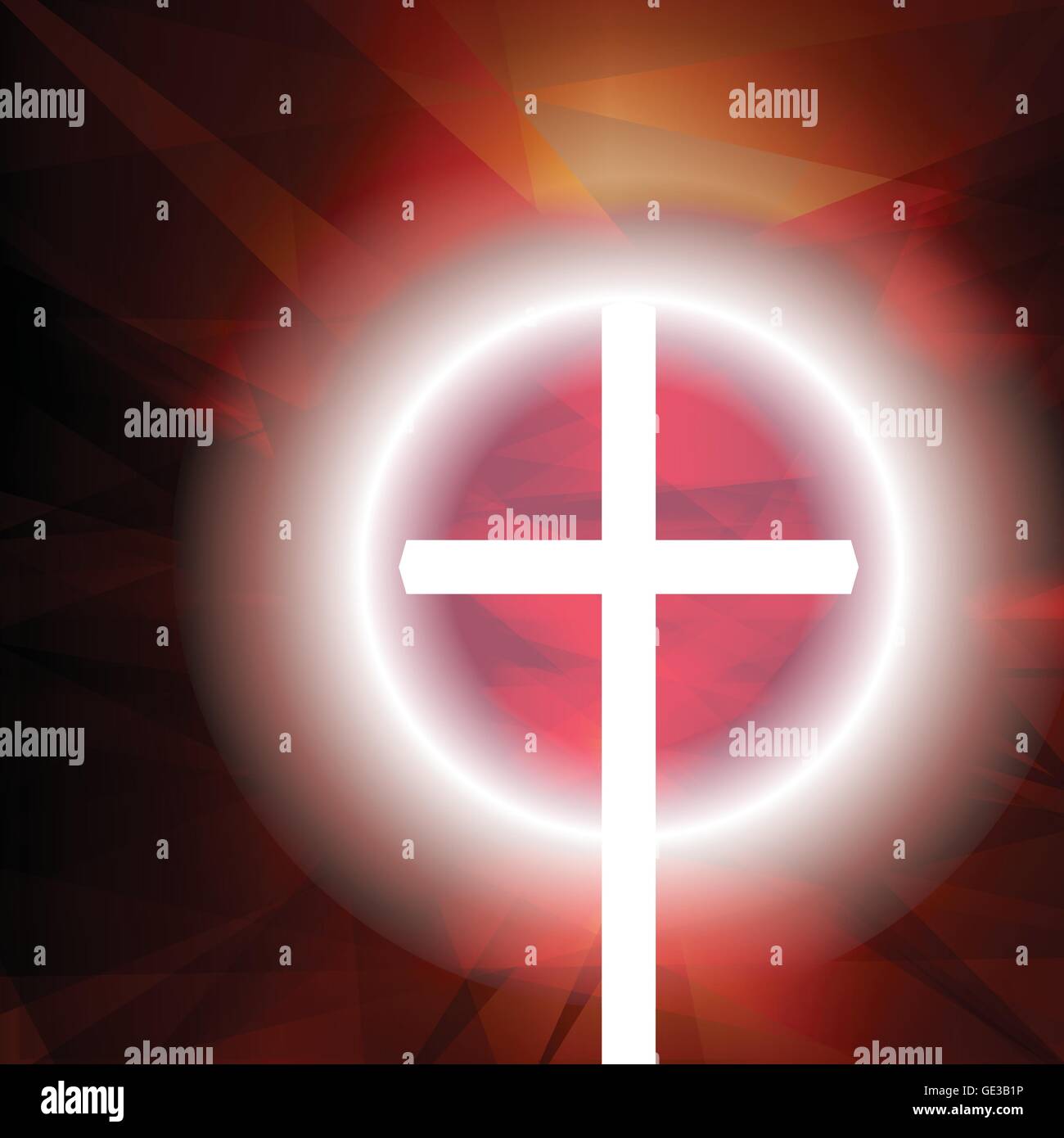 Cross vector abstract background concept template for poster Stock ...