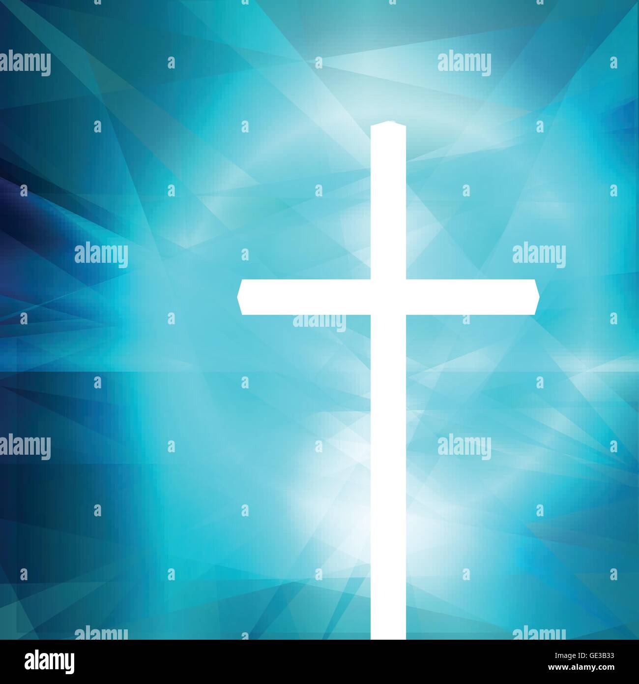 Cross vector abstract background concept template for poster Stock ...