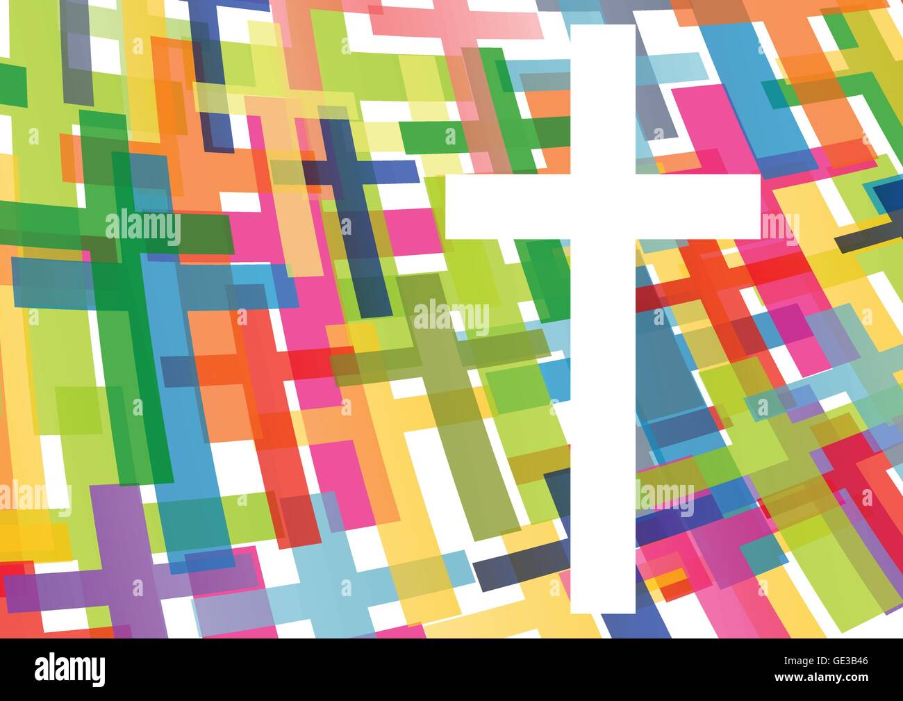 Christianity religion cross concept abstract background vector ...