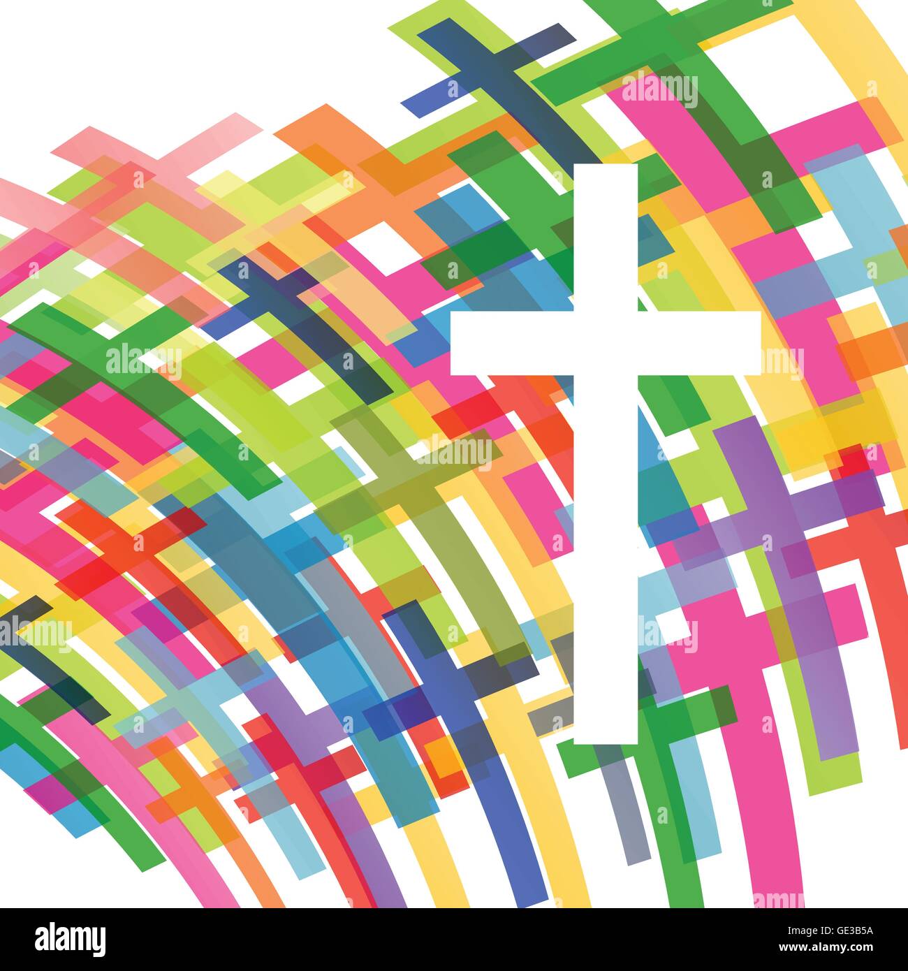 Christianity religion cross concept abstract background vector ...