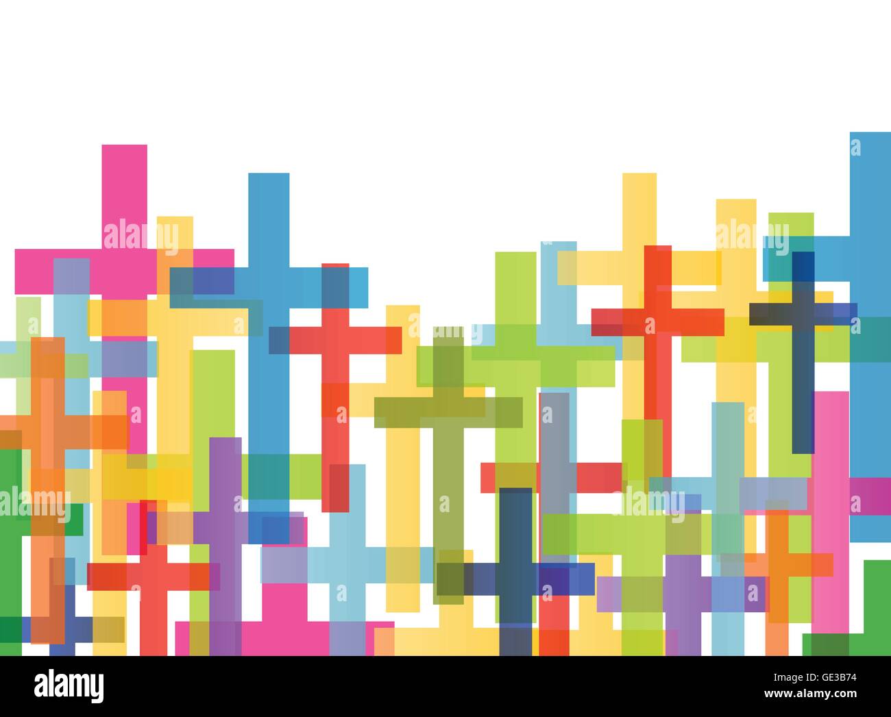 Christianity religion cross concept abstract background vector ...