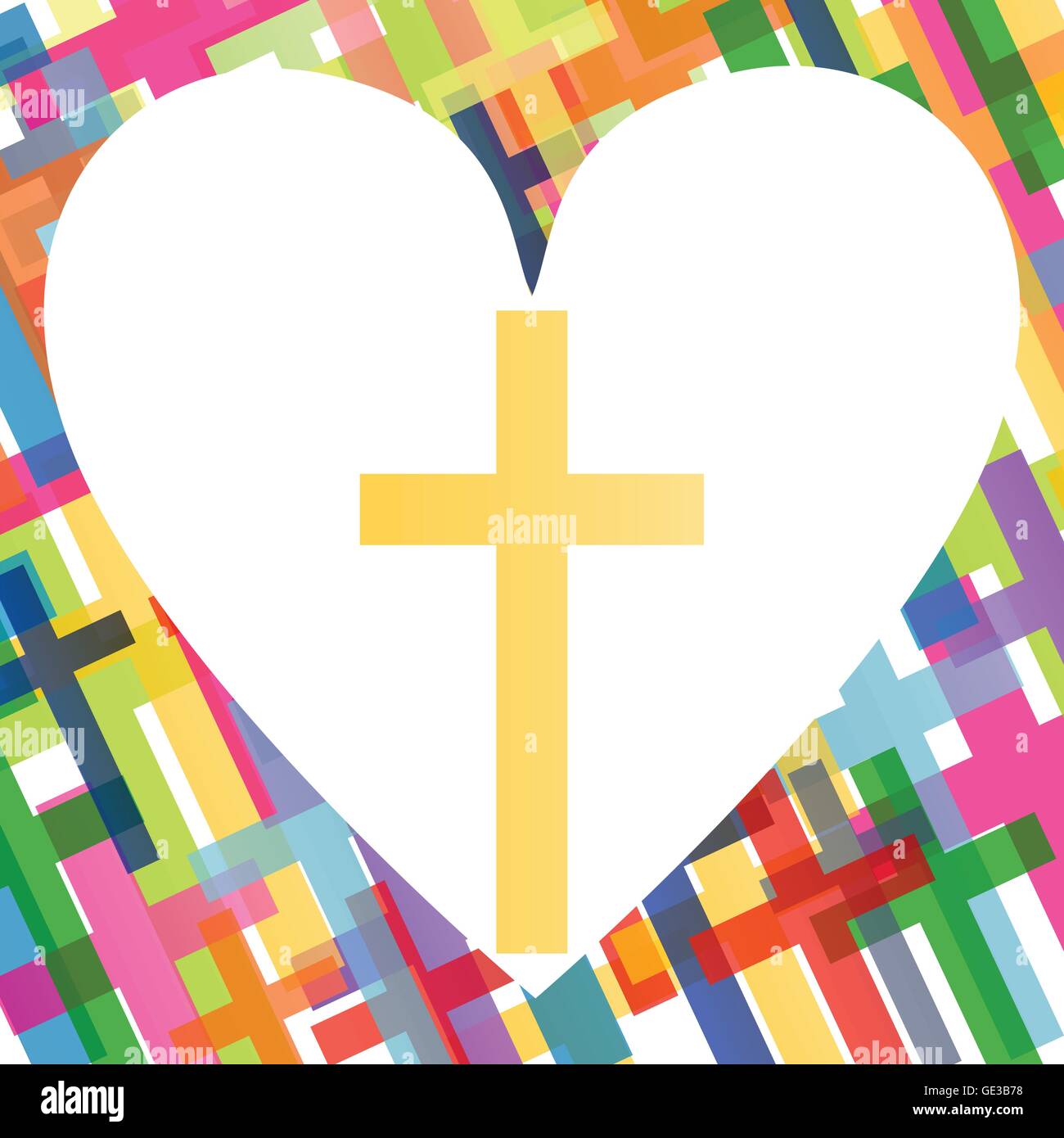 Christianity religion cross concept abstract background vector ...