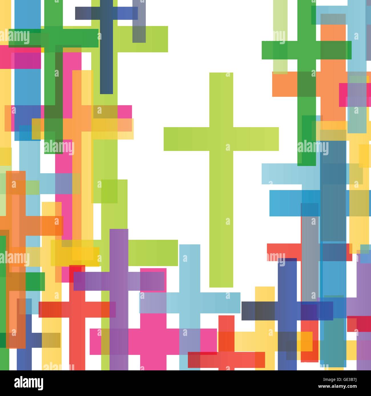 Christianity religion cross concept abstract background vector ...