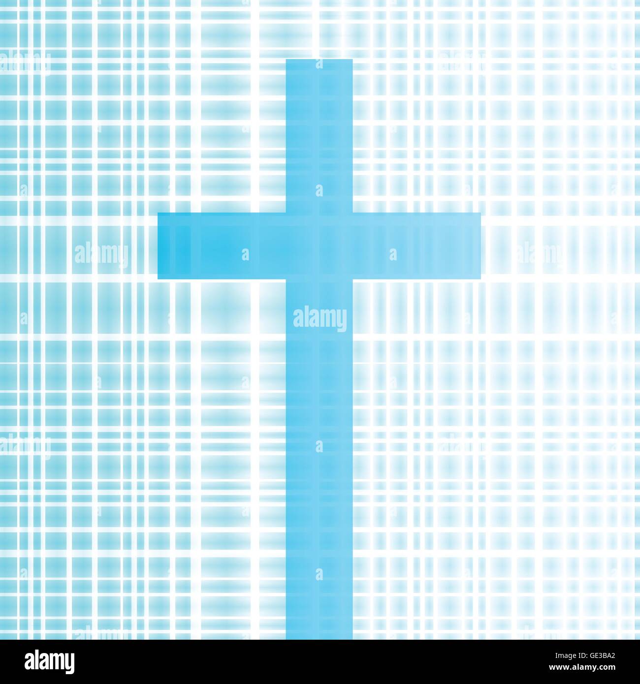 Cross with bright white and blue background vector abstract ...