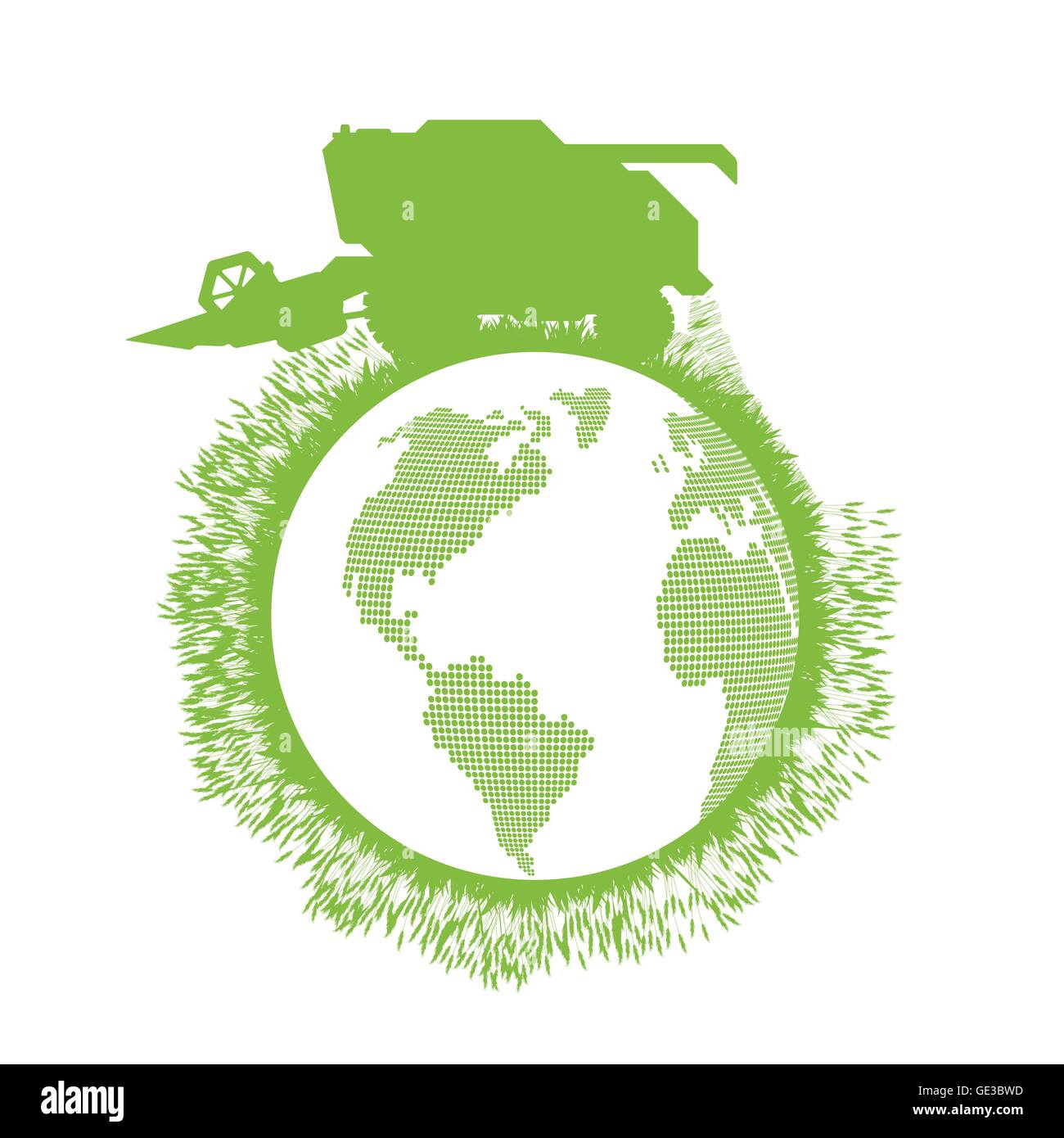 Corn seed harvester Cut Out Stock Images & Pictures - Alamy