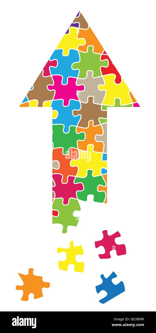 Leading blue arrow image hi-res stock photography and images - Alamy