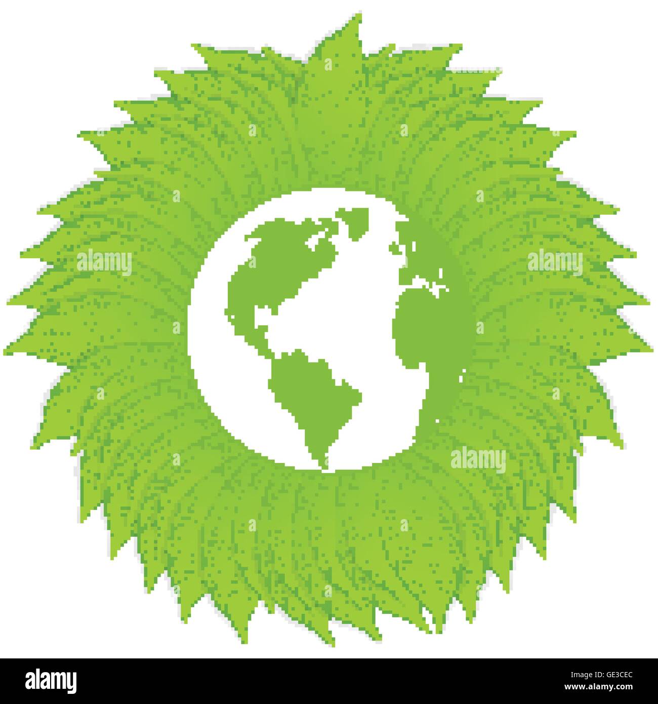Green earth vector background concept for poster or card Stock Vector ...