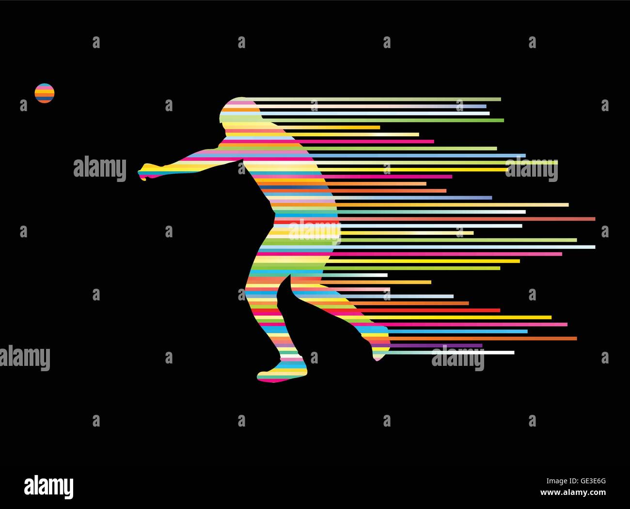 Athletic shot put vector background concept for poster Stock Vector ...