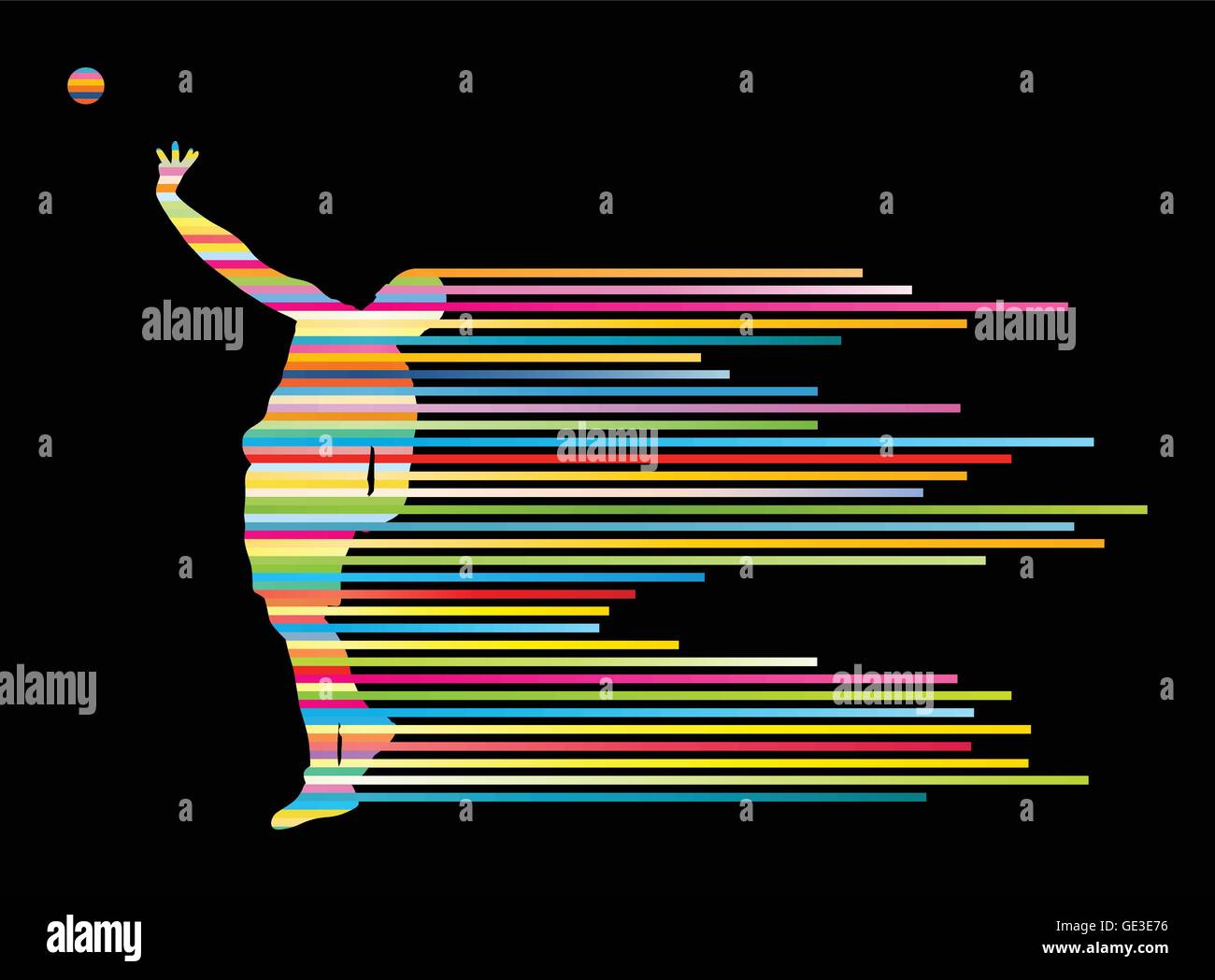 Athletic shot put vector background concept for poster Stock Vector ...