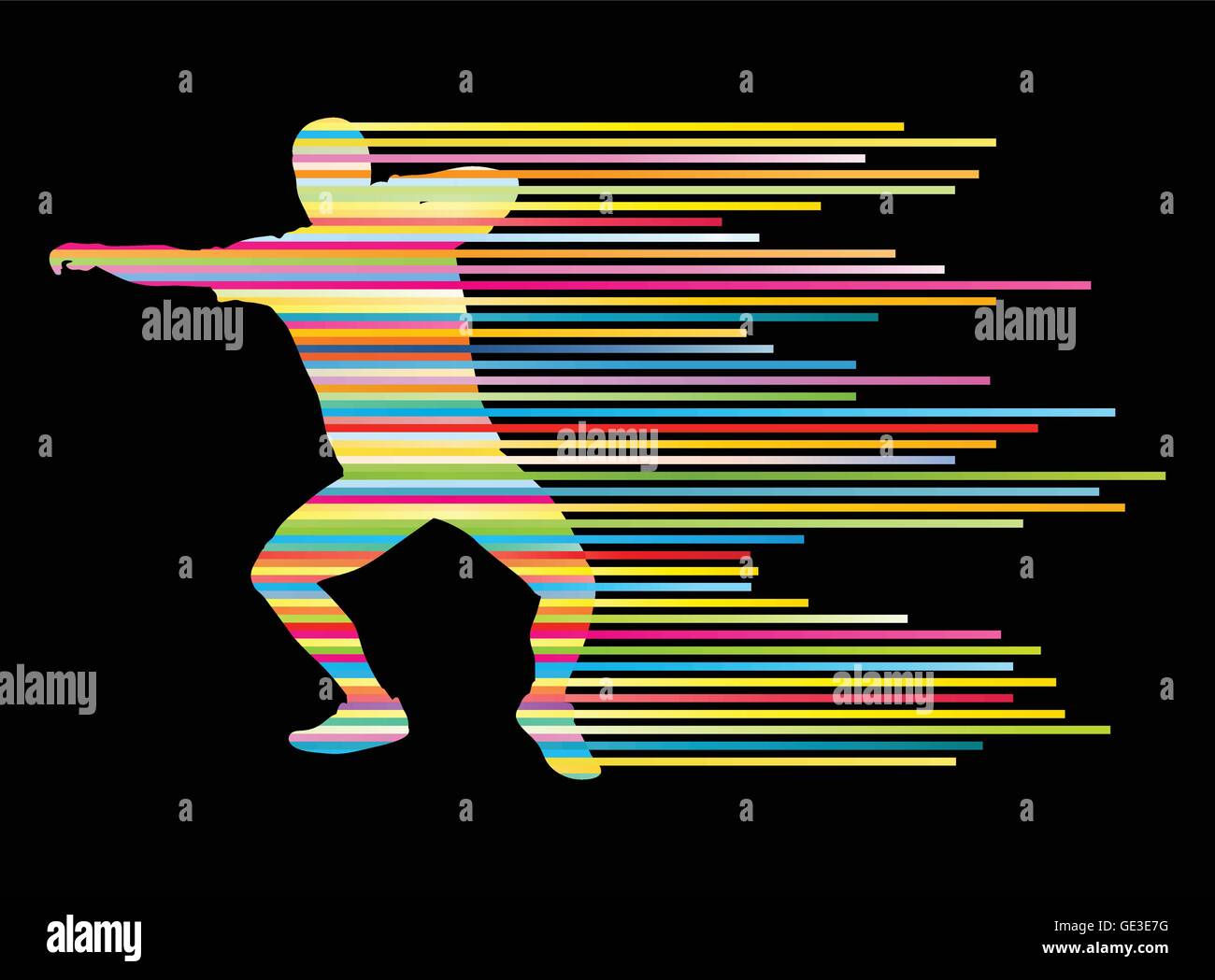 Athletic shot put vector background concept for poster Stock Vector ...