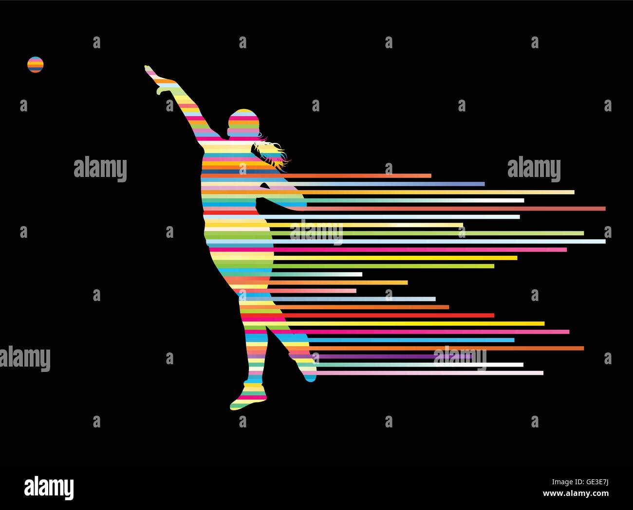Athletic shot put vector background concept for poster Stock Vector ...