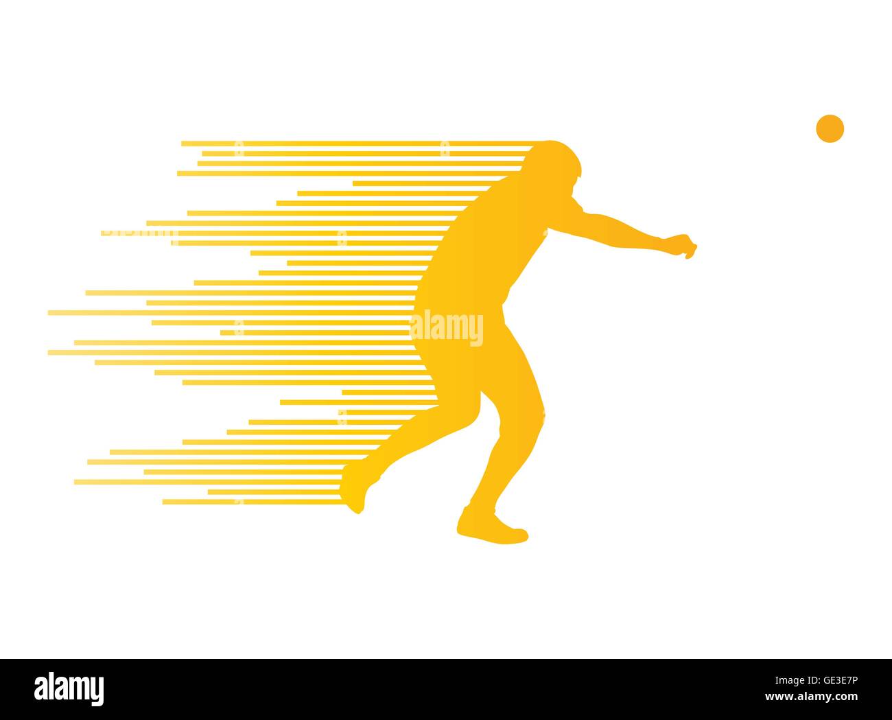 Athletic shot put vector background concept for poster Stock Vector ...