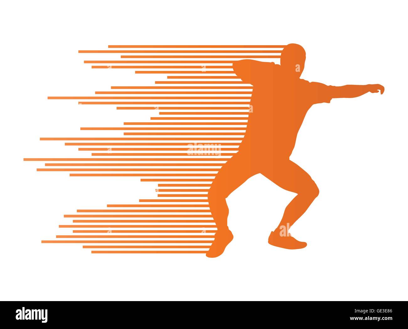Athletic shot put vector background concept for poster Stock Vector ...