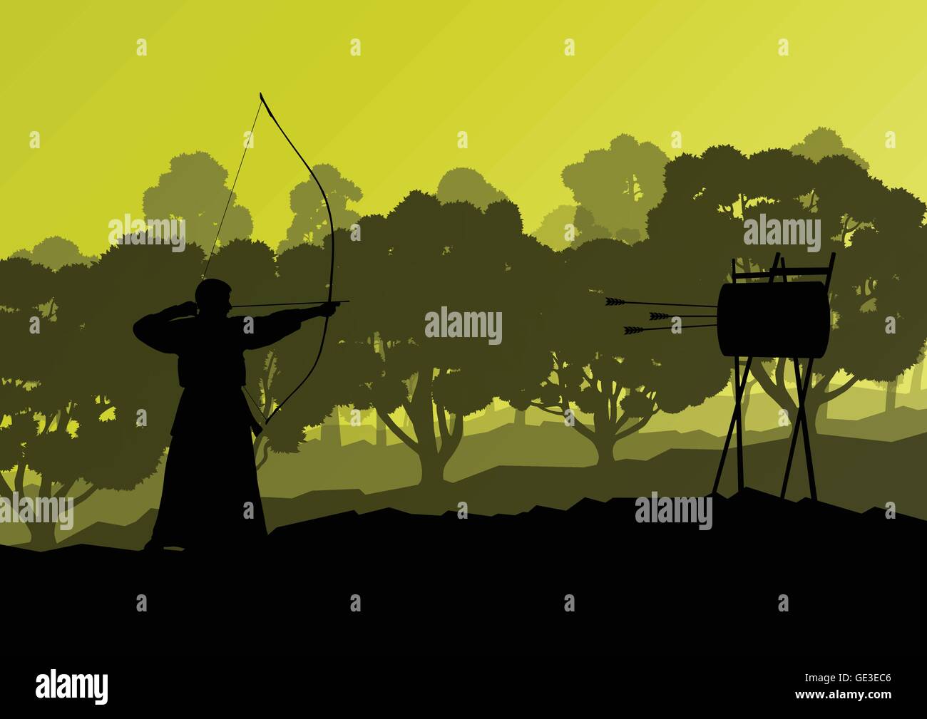 Kyudo hi-res stock photography and images - Alamy