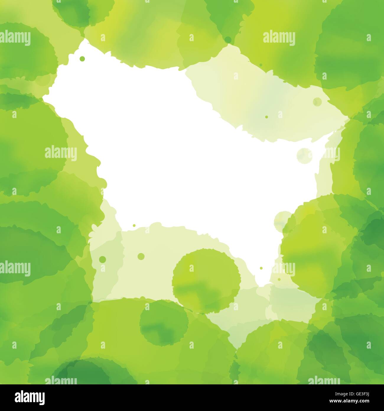 Green spray paint cloud Stock Vector Images - Alamy