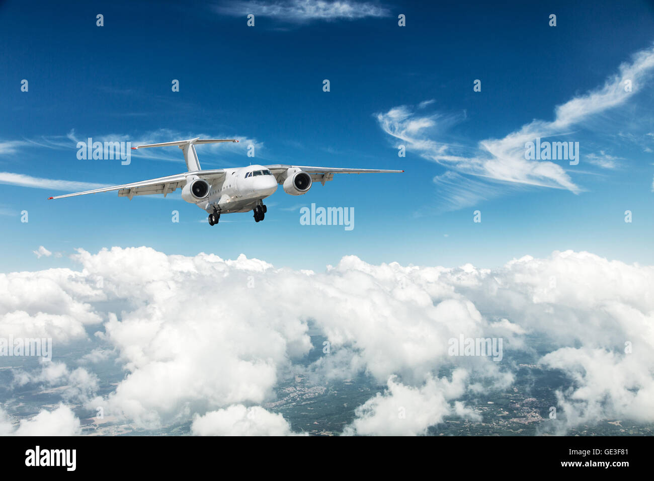 Airplane copyspace hi-res stock photography and images - Alamy
