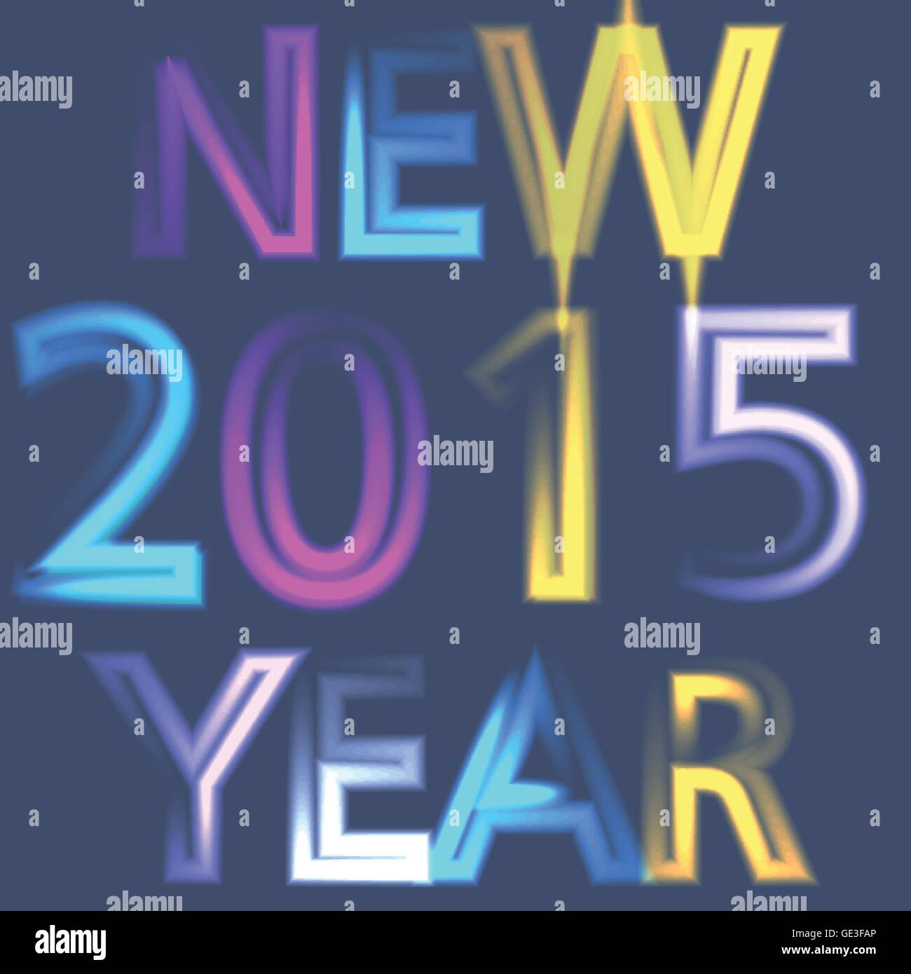 2015 year neon lights vector background concept for poster Stock Vector ...