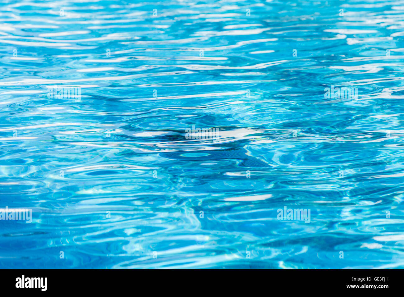 Ripples on the water in the swimming pool Stock Photo - Alamy