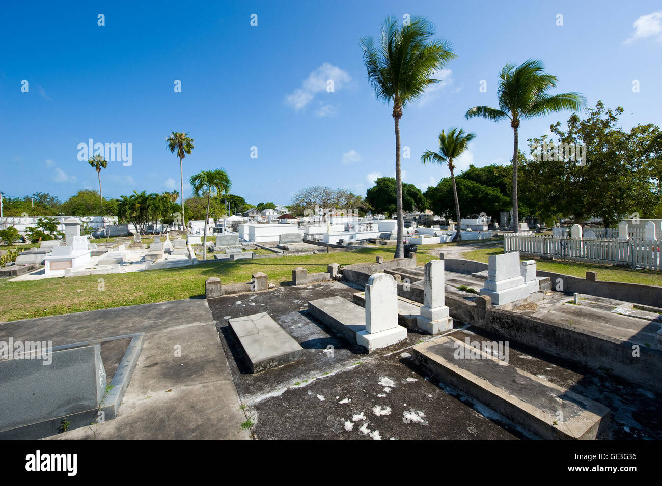 KEY WEST, FLORIDA, USA - MAY 02, 2016: The Key West cemetery is a 19 ...