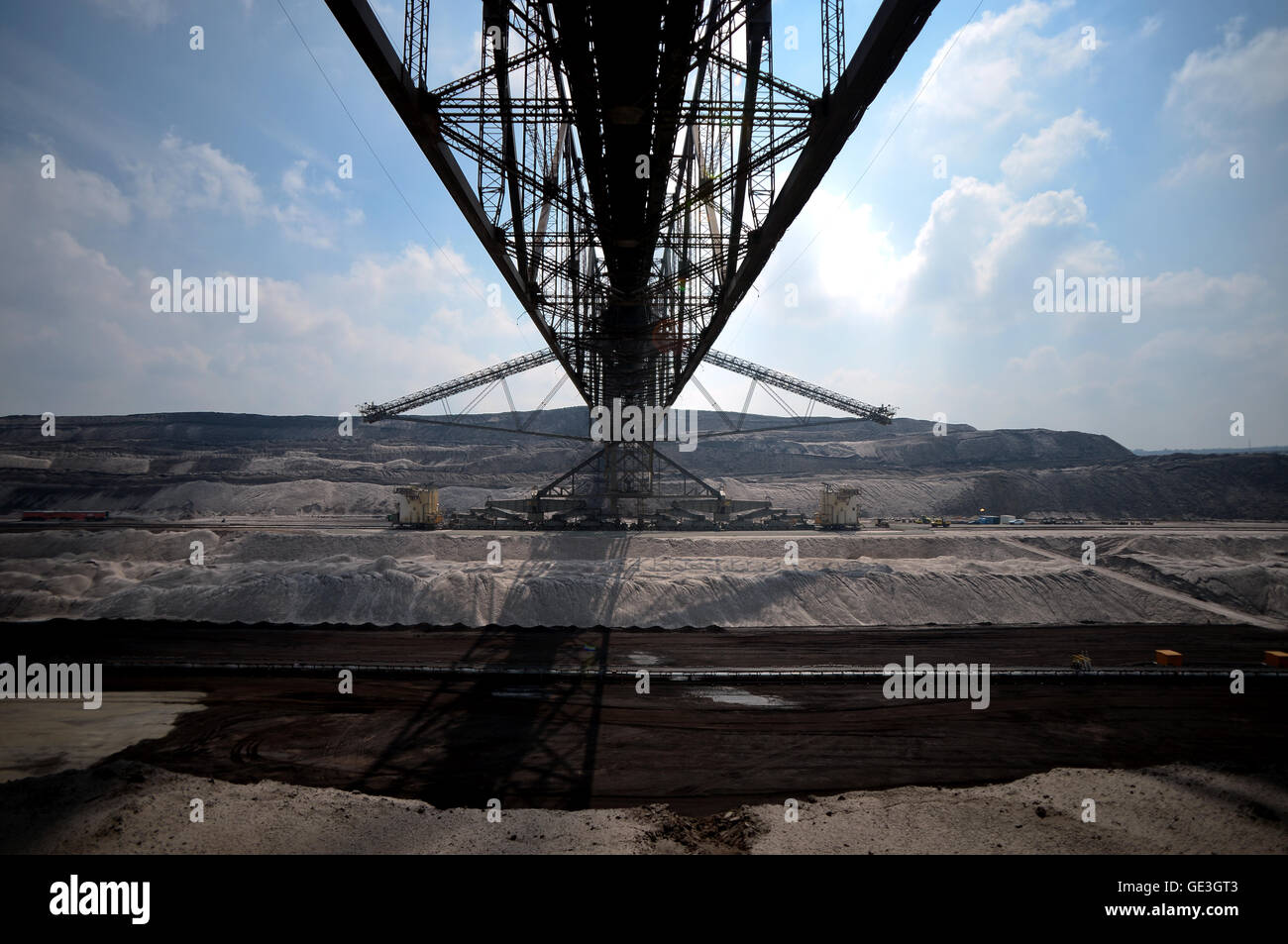 Boxberg, Germany. 22nd July, 2016. The conveyor bridge F60 at the ...