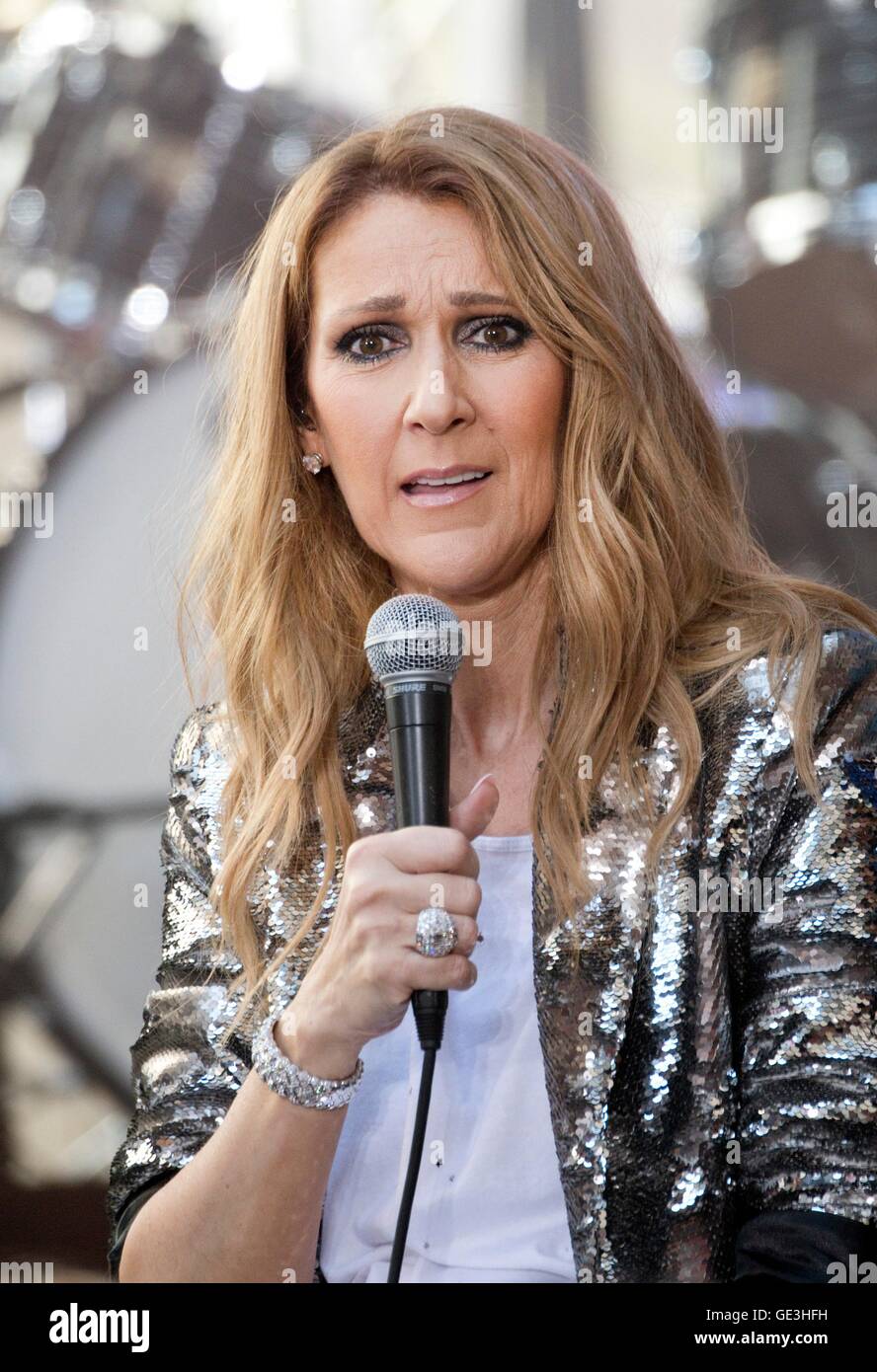 Celine DIon on stage for NBC Today Show Concert with Celine Dion ...