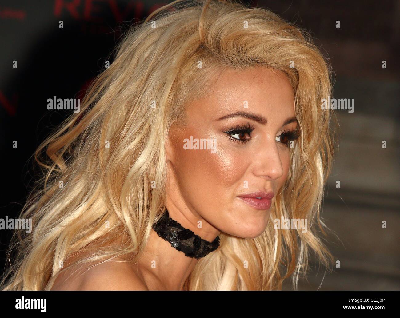 London, UK. Michelle Keegan at Revlon's Choose Love Masquerade Ball at ...