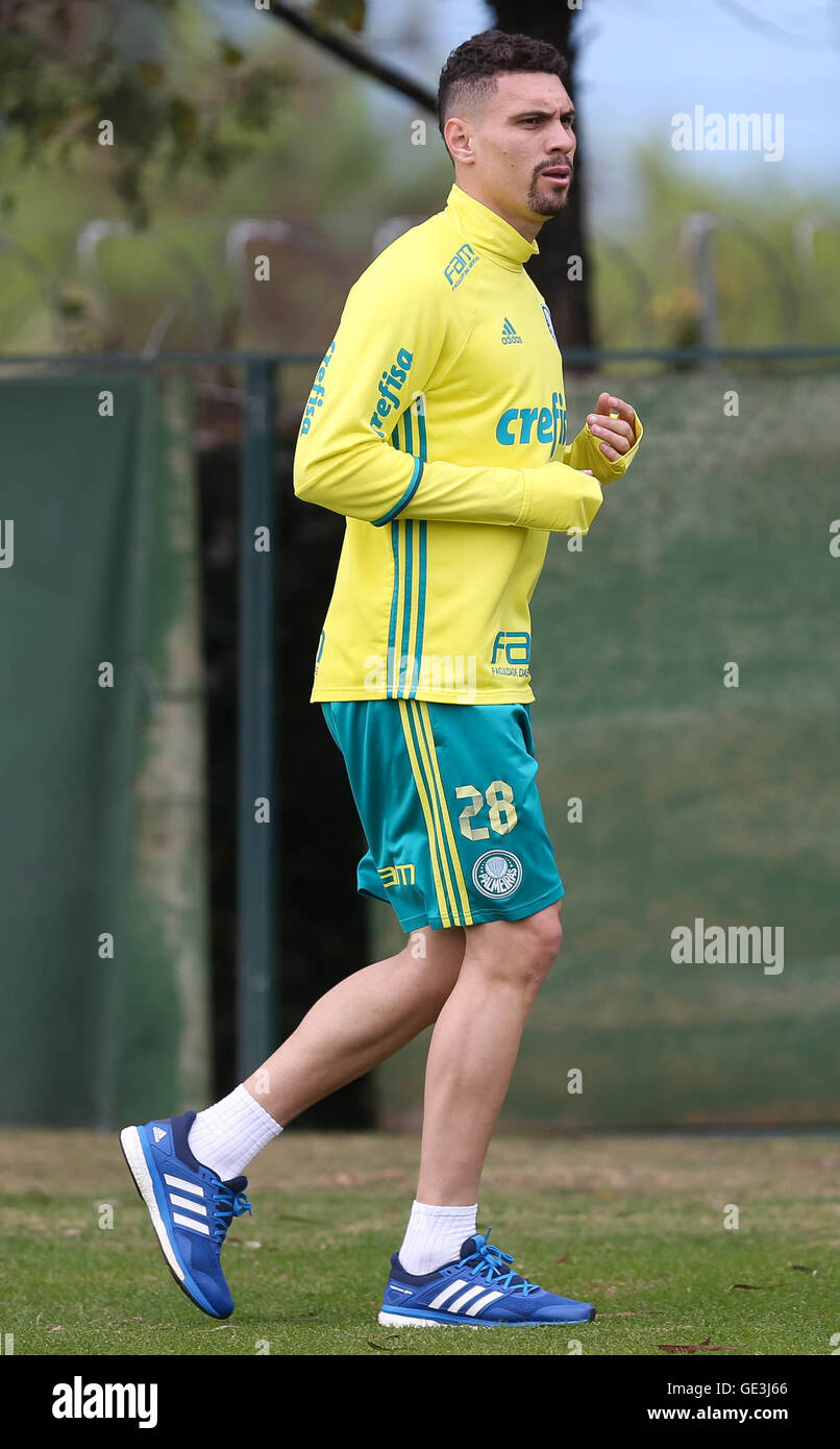 Moses player, SE Palmeiras, during training, the Football Academy Stock ...