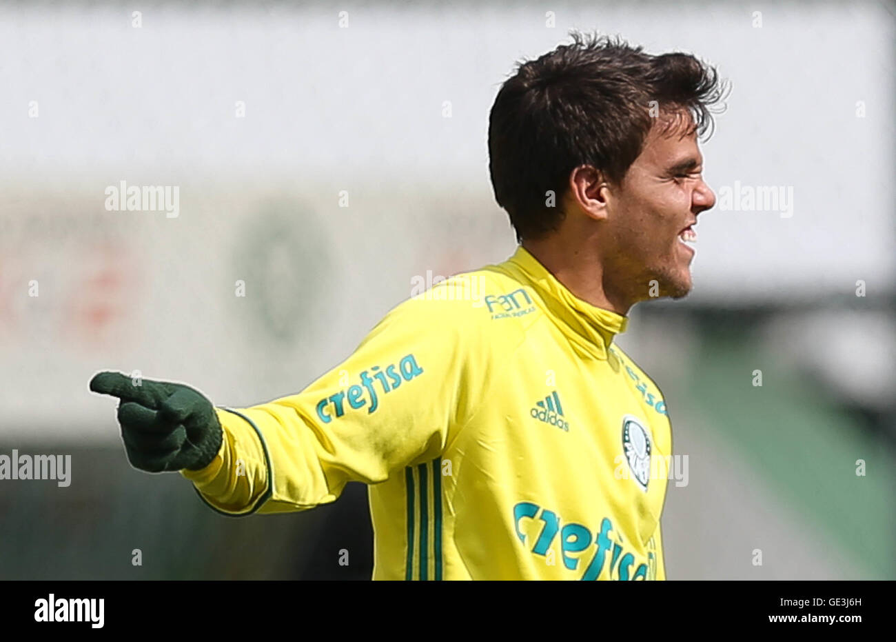 Rodrigo player, SE Palmeiras, during training, the Football Academy ...