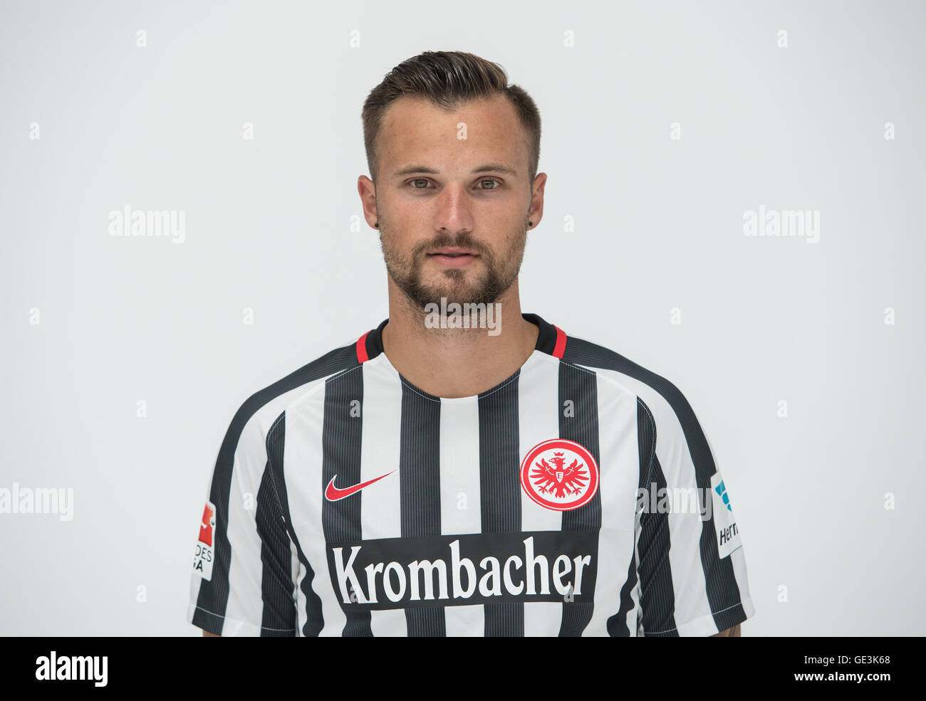 HANDOUT -- Frankfurt's player Haris Seferovic posing during a photo ...