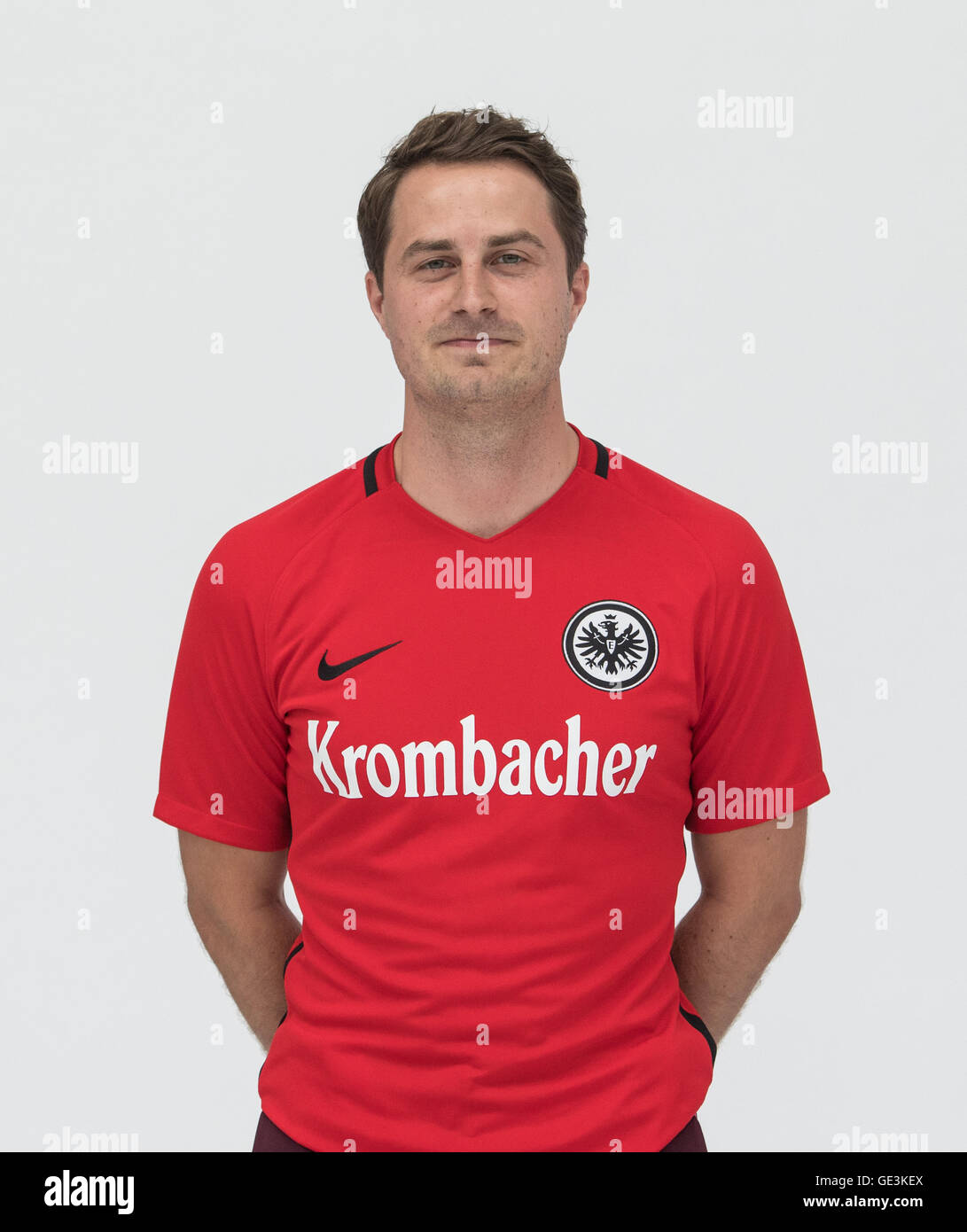 HANDOUT -- Frankfurt's video analyst Marcel Daum posing during a photo ...