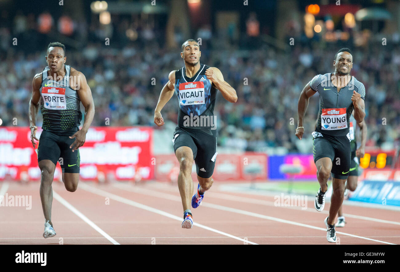 100m record holder hi-res stock photography and images - Alamy