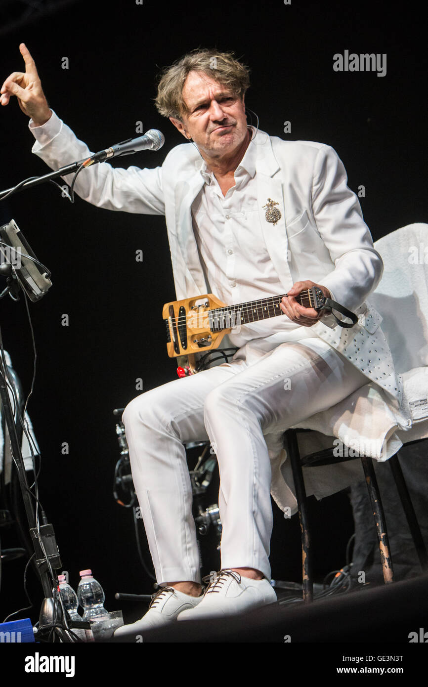 Bollate Italy. 22nd July 2016. The Serbian musician GORAN BREGOVIC ...