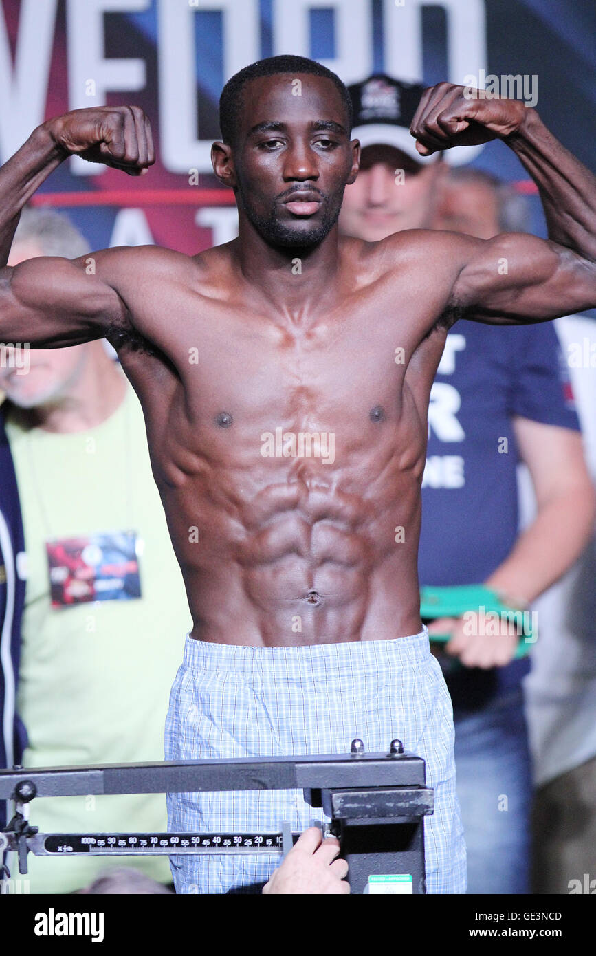 Las Vegas, Nevada, USA. 22nd July, 2016. Undefeated jr welterweight ...