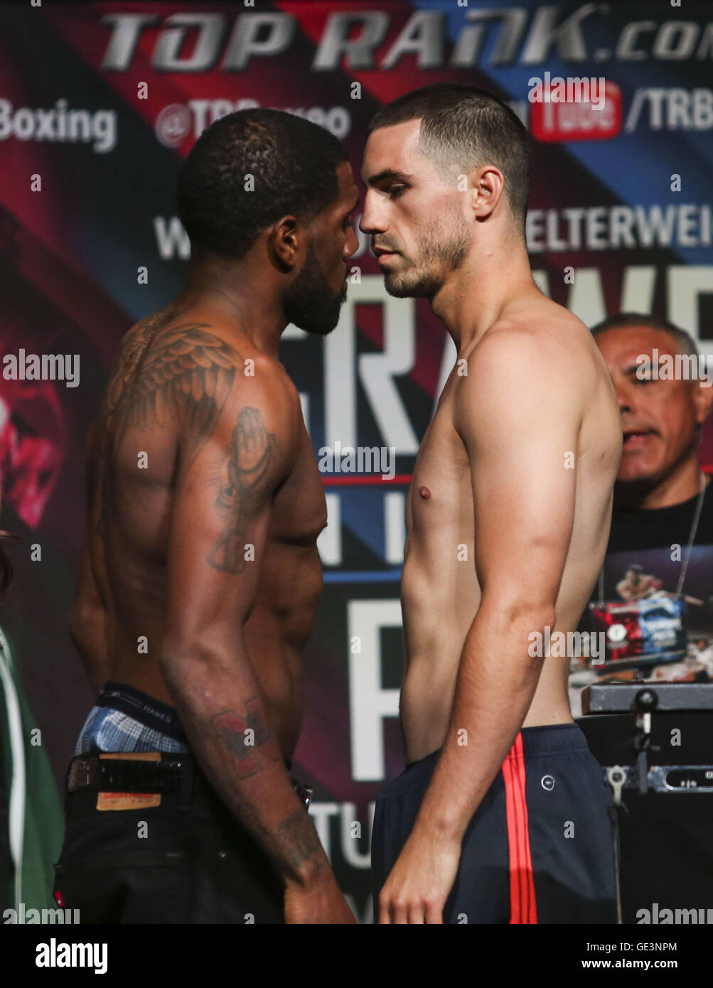 Las Vegas, Nevada, USA. 22nd July, 2016. Opponents Steve Nelson and Tim ...