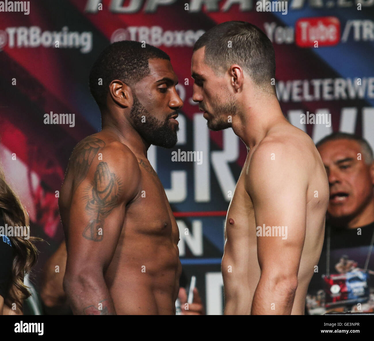 Las Vegas, Nevada, USA. 22nd July, 2016. Opponents Steve Nelson and Tim ...