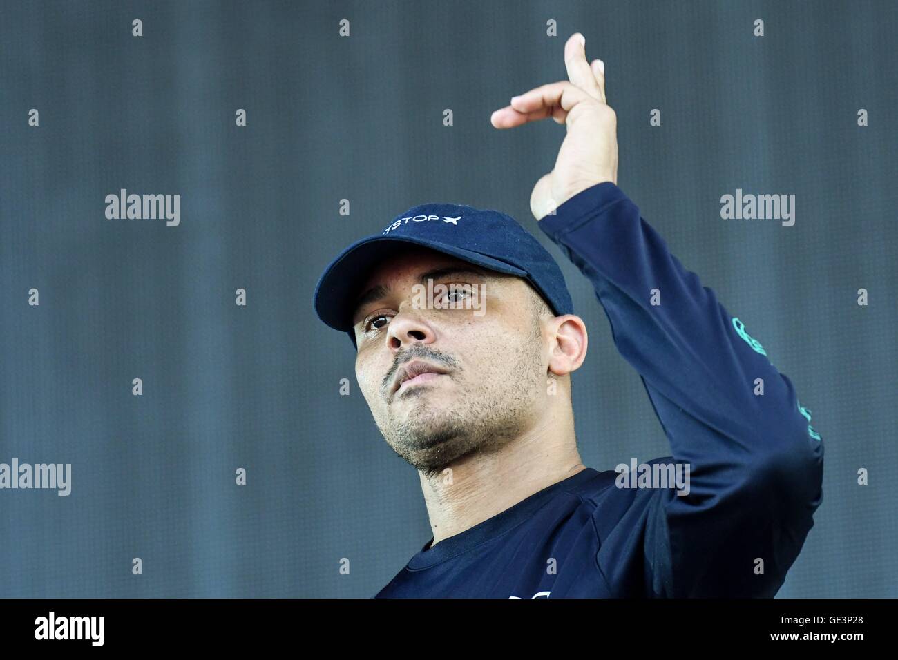 New York, NY, USA. 22nd July, 2016. Walshy Fire, Major Lazer on stage ...