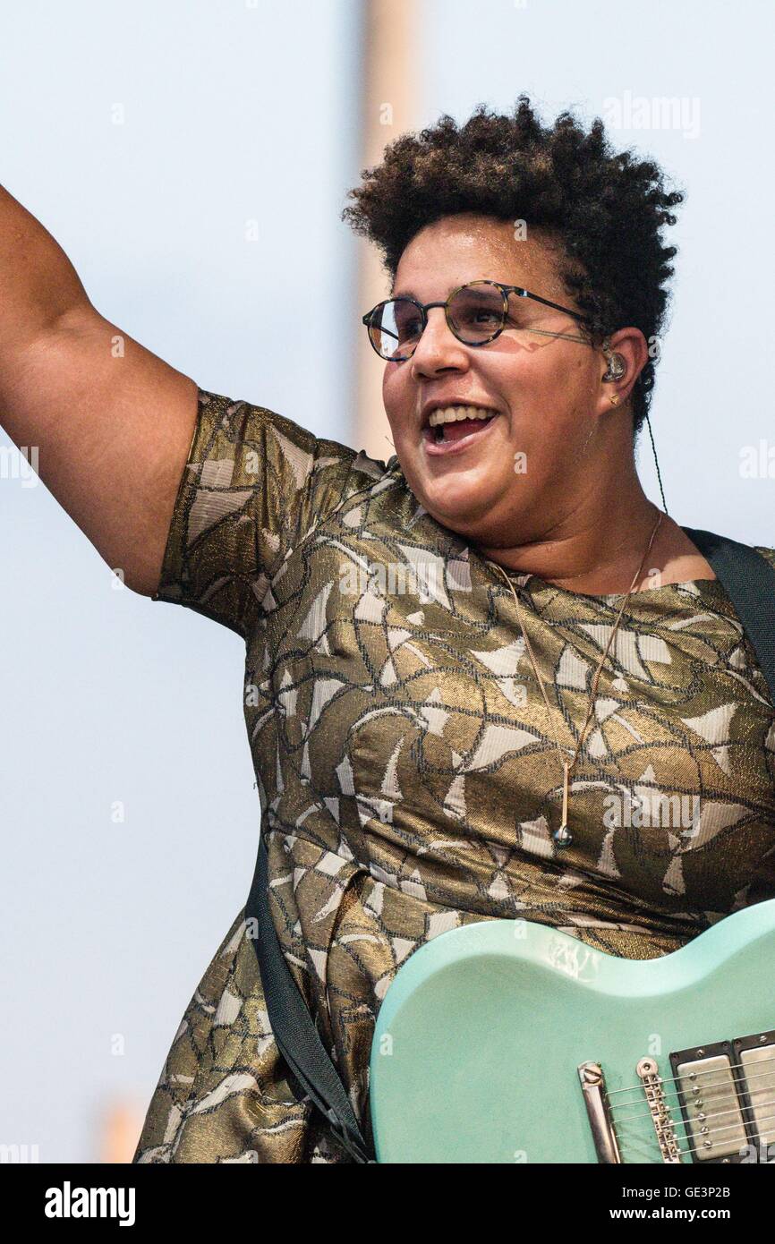 New York, NY, USA. 22nd July, 2016. Brittany Howard, Alabama Shakes on ...
