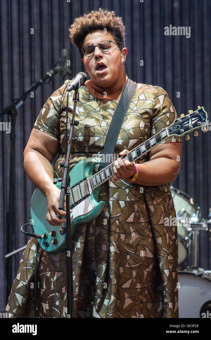 New York, NY, USA. 22nd July, 2016. Brittany Howard, Alabama Shakes on ...