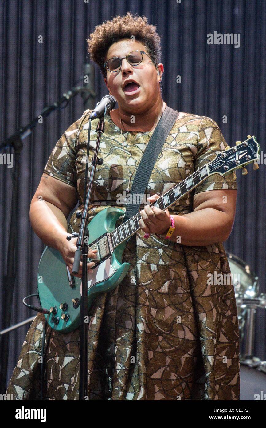 New York, NY, USA. 22nd July, 2016. Brittany Howard, Alabama Shakes on ...